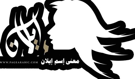 معنى اسم ايلان Ilan Arabic Calligraphy