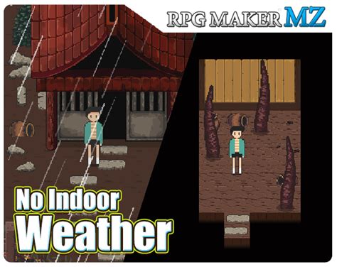 No Weather Indoor RPG Maker MZ Plugin Is Now Released No Weather