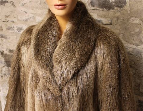 Long Haired Beaver Fur Coat At 1stdibs Beaver Coat Beaver Fur Jacket