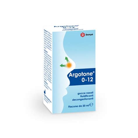 Argotone 0 12 Gotas Nasales Descongestionantes Fluidificantes 20ml
