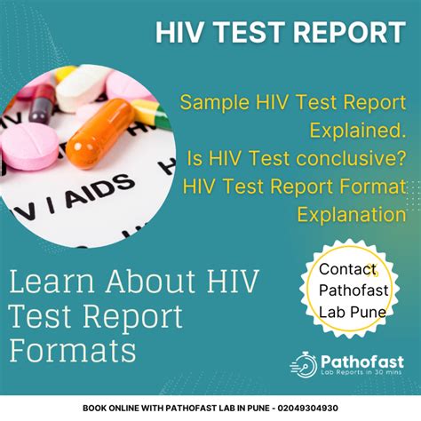 Hiv Test Report Sample Explained Is It Conclusive