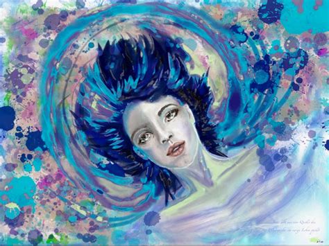 Vanessa Teuscher Die Frau Am Brunnen Wandbild Vanessa Teuscher Kunst Online