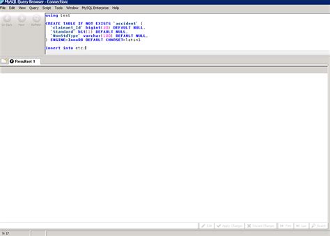 MySQL Manager You Tried To Execute Empty String Please Type Sql
