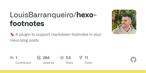 Github Louisbarranqueirohexo Footnotes Bookmark A Plugin To