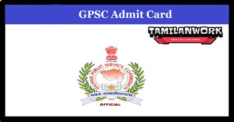 Gpsc Dyso Call Letter 2023 Download Gpsc