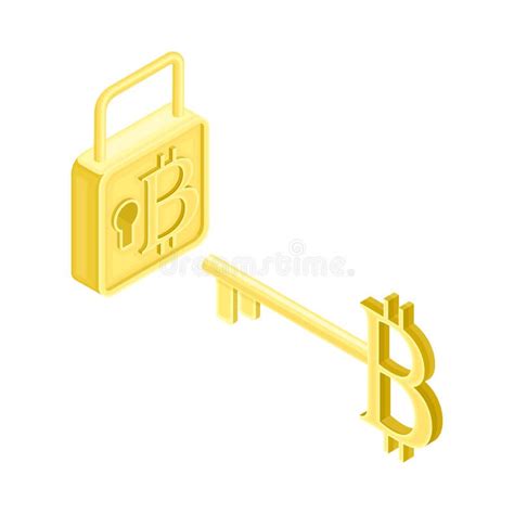 Blockchain Technology With Lock And Key As Secure System Symbol