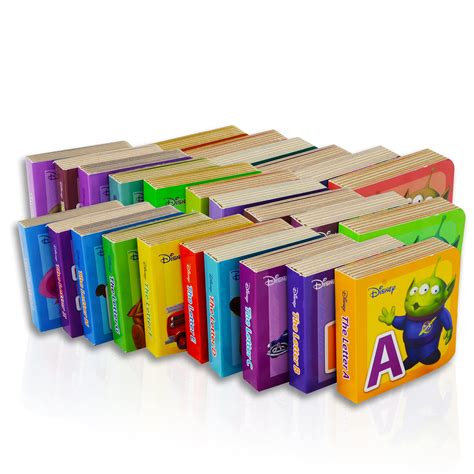 Disney Alphabet Book Bundle Disney Board Books Set ~ 26 Disney Pixar