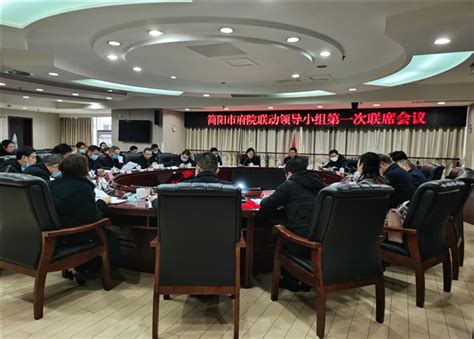 简阳市召开“府院联动”领导小组第一次联席会议中国网
