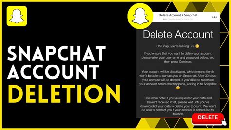How To Delete Snapchat Account Permanently YouTube