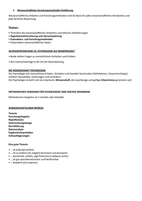 01 Einleitung Wissenschaftliches Arbeiten Wissenschaftliche