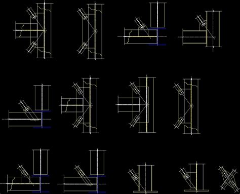 Diagonal Bracing Details Dwg Detail For Autocad • Designs Cad