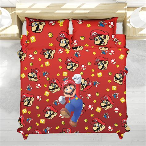 Super Mario Bedding Set Rugcontrol