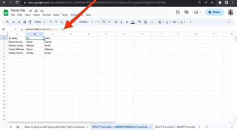 How To Split A Cell In Google Sheets Tech Junkie