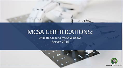 Ppt Mcsa Windows Server 2016 Certification Guide Powerpoint
