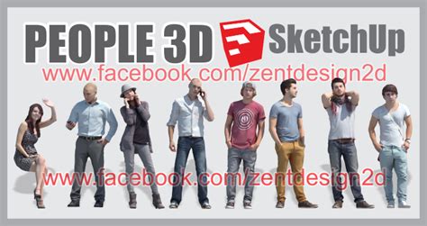 PEOPLE D SketchUp Part ART ZONE FREE
