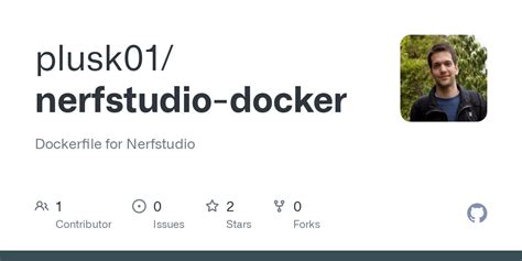 Github Plusk Nerfstudio Docker Dockerfile For Nerfstudio