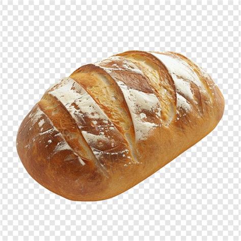 Freshly Baked Loaf Of White Bread Premium Ai Generated Psd