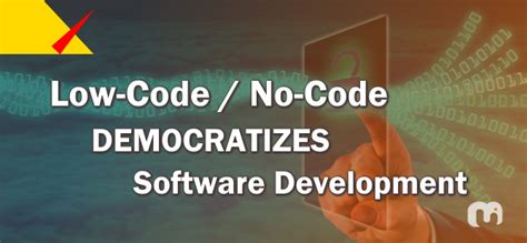 Lcnc Democratizes Software Development A Business Perspective Tech