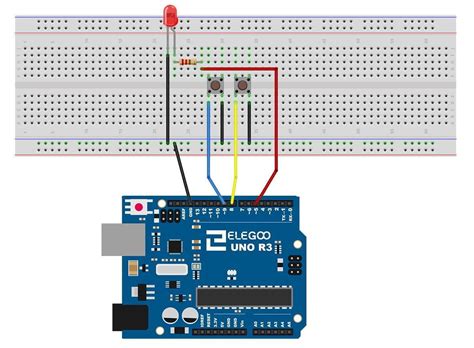 Program Tactile Switches With Arduino Meganano