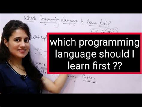 Which Programming Language should I learn first? - YouTube
