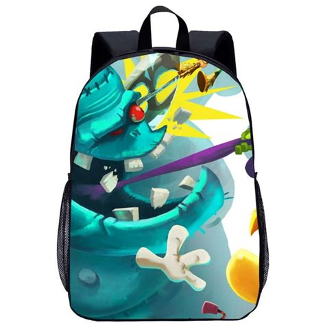 Rayman Legends Mochila Escolar Con Estampado 3d De Dibujos Animados