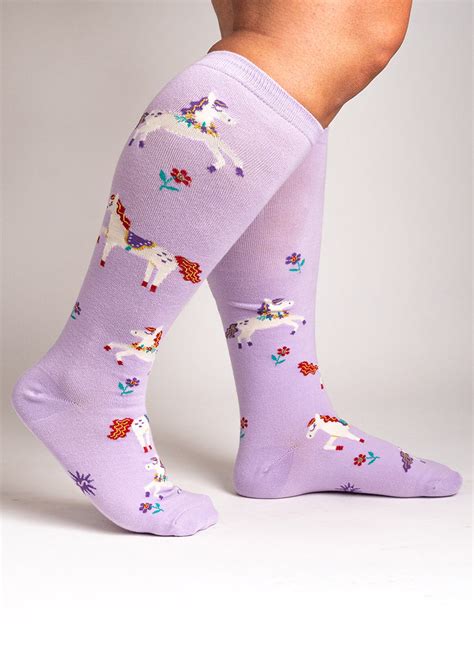 Wide Calf Socks Extra Stretchy Knee Socks That Fit Large Legs Cute