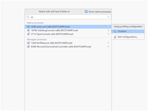 Profiling Native Apps In Dottrace The Net Tools Blog