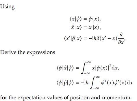 Solved Using X∣ψ X ∣x X′∣p ∣x ψ X X∣x −iℏδ X′−x ∂x∂