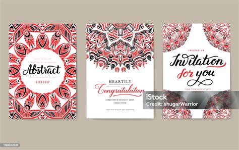 독특한 장식으로 보편적인 플라이어 3 X 4입니다 생일 파티 또는 결혼식에 초대 카드입니다 전통적인 그림 인쇄 활판 인쇄 술과 디자인입니다 세로 축제 엽서 초대장