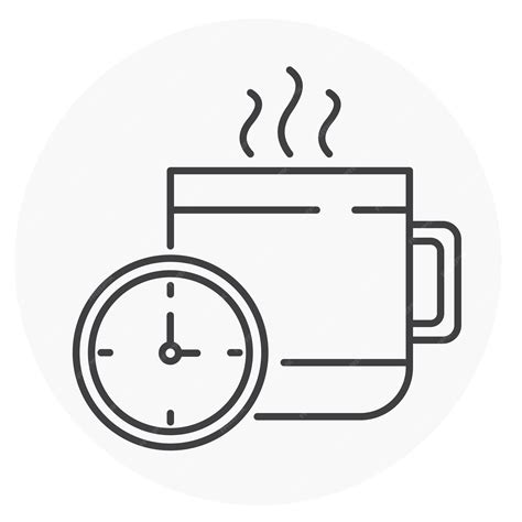 Premium Vector Coffee Break Vector Illustration Icon Design