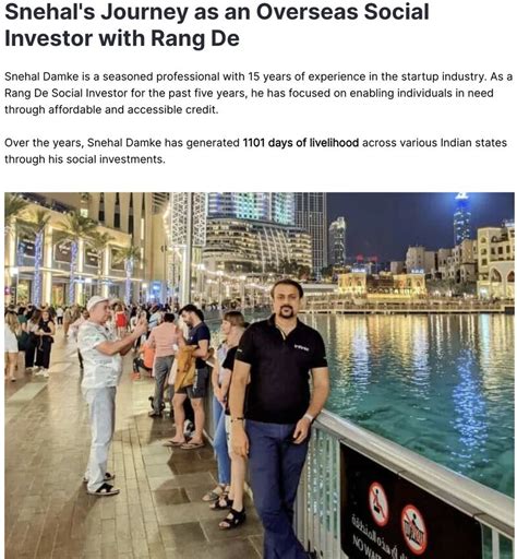How To Make A Difference With Rang De Snehal Damke Posted On The Topic Linkedin