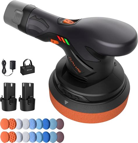 Wattfun Portable Power Electric Orbital Auto Hand Car Buffer Polisher
