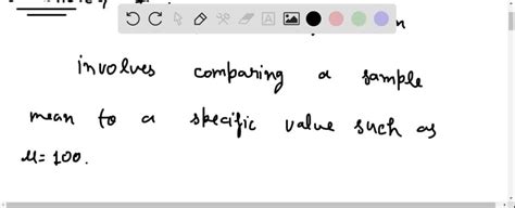 Solved Explain The Difference Between Testing A Single Mean And