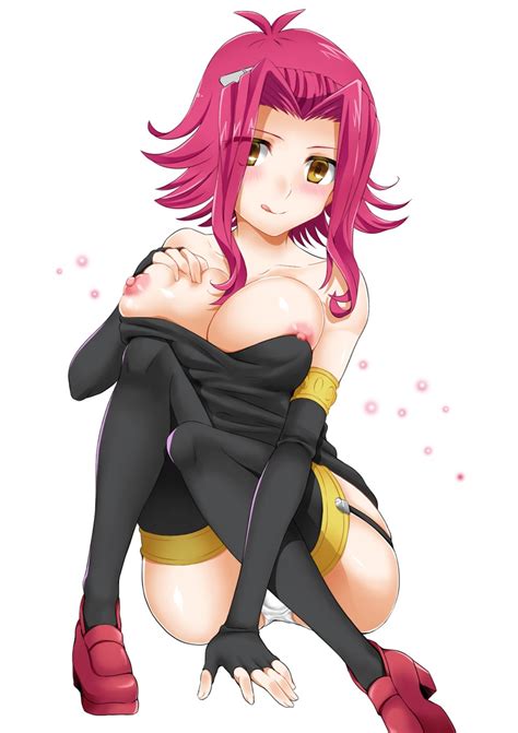 Rule 34 1girls P Akiza Izinski Areolae Bare Shoulders Black Legwear
