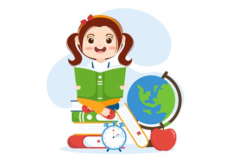 Libros De Educación Y Conocimiento Para Aprender Con Niños Adecuados Para Carteles Web Y