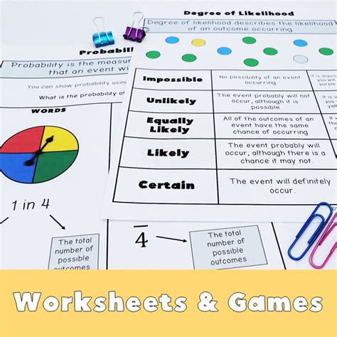 Probability Lesson Plans Vestals 21st Century Classroom