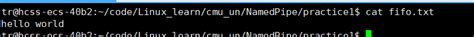 【linux】进程间通信（三）：命名管道 linux 命名管道 csdn博客