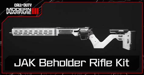 How to Unlock JAK Beholder Rifle Kit | Call of Duty Modern Warfare 3 ...