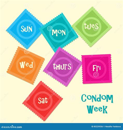 National Condom Week Stock Vector Illustration Of Campaign 85229556