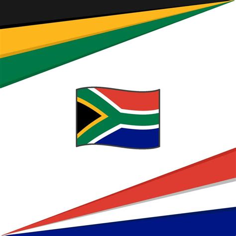 South Africa Flag Abstract Background Design Template South Africa Independence Day Banner