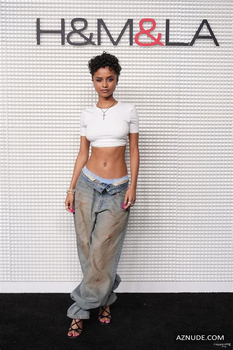 Tyla Sexy Shows Off Her Slender Figure At The H And M And La Music Festival In Los Angeles Aznude