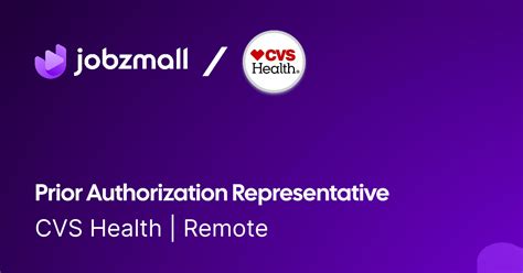 Apply To Prior Authorization Representative Cvs Health Jobzmall