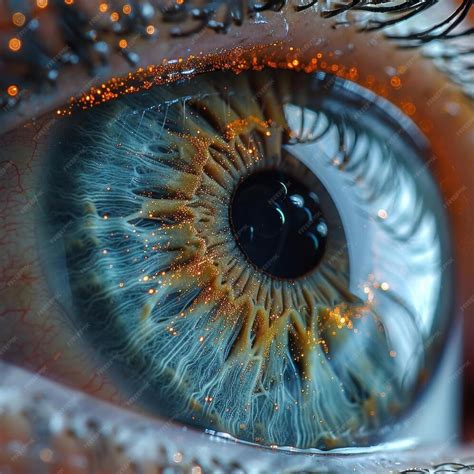 Neuromorphic Vision Sensor Mimicking Human Eye Premium Ai Generated Image