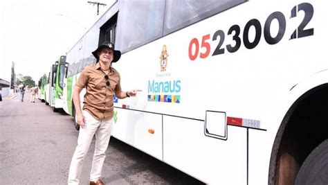 David Almeida Entrega Mais 20 Novos ônibus Para Manaus Direto Ao Ponto