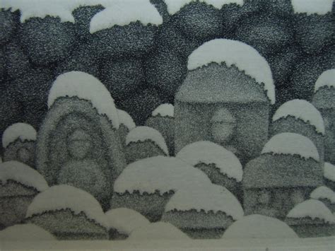 Japanse Begraafplaats Ets Van Chris Van Otterloo Verkocht