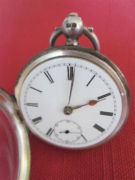 Antique English William Ehrhardt Birmingham Sterling Key Wind Etsy