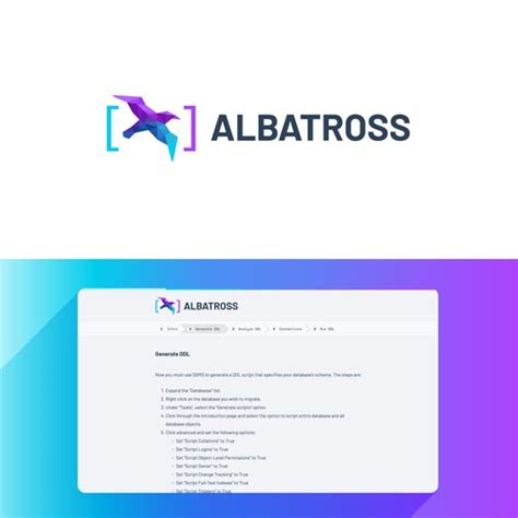 Designs Create A Logo For Albatross A Database Migration Tool
