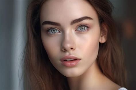 Premium Photo Beautiful Portrait For Young Modern Woman