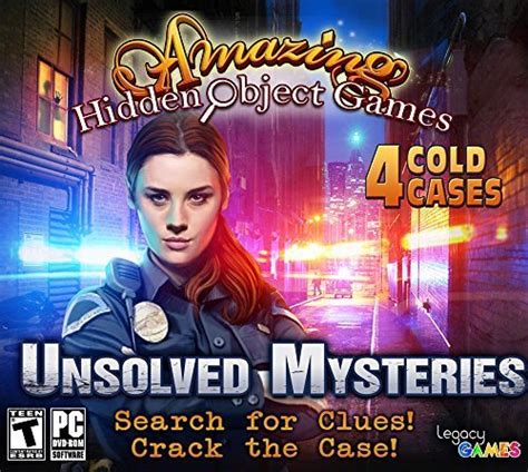 Amazing Hidden Object Games Unsolved Mysteries Box Shot For Pc Gamefaqs
