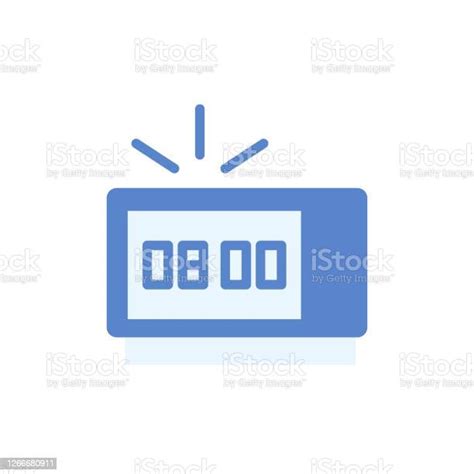 캘린더 시간 아이콘입니다 Ui 및 Ux 웹 사이트 또는 모바일 응용 프로그램에 대한 Almanac 아이콘의 간단한 색상 벡터